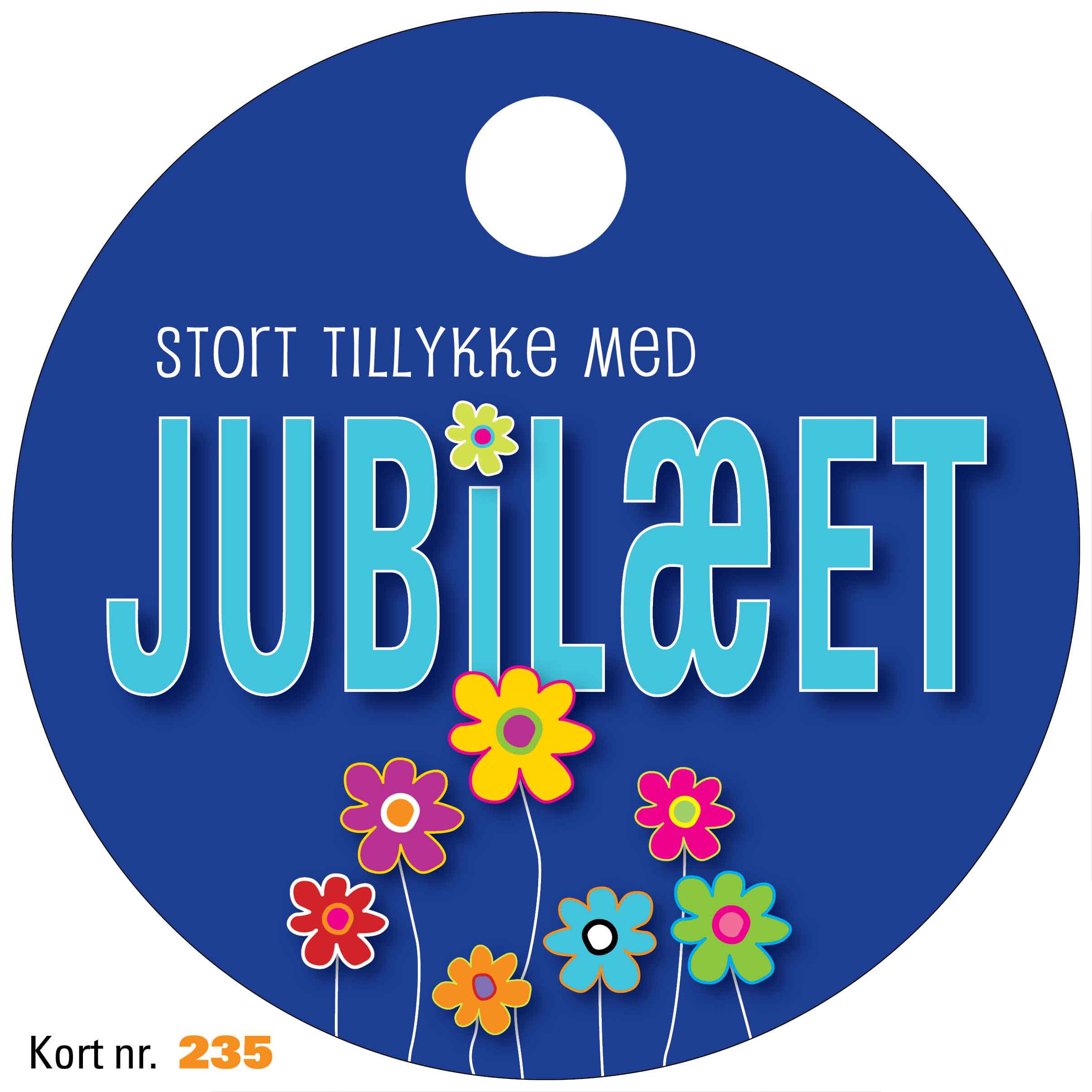 Tillykke med Jubilæet - Anledningskort - Living4u.dk
